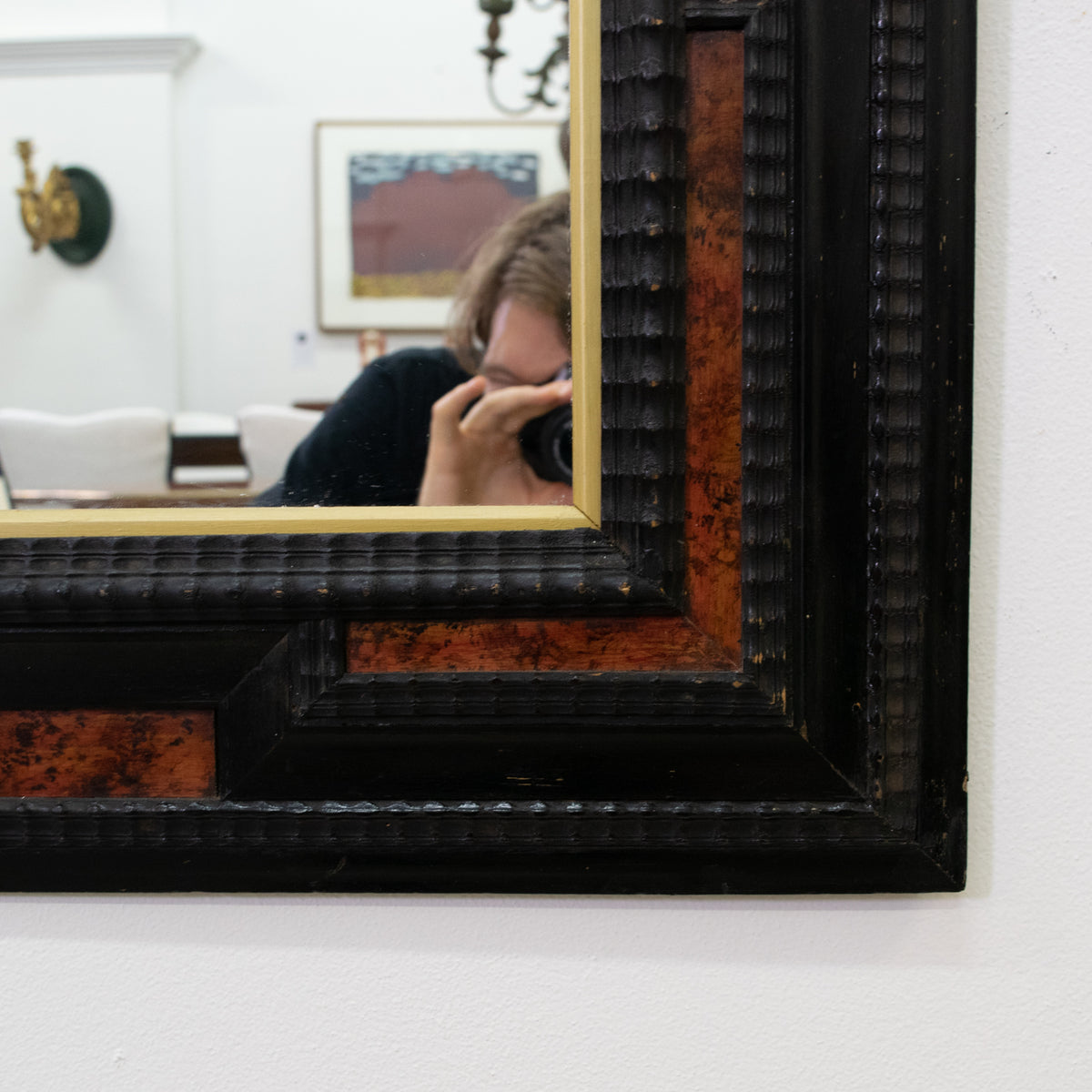 Dutch Ebonised Ripple Frame Mirror – The Vault Sydney