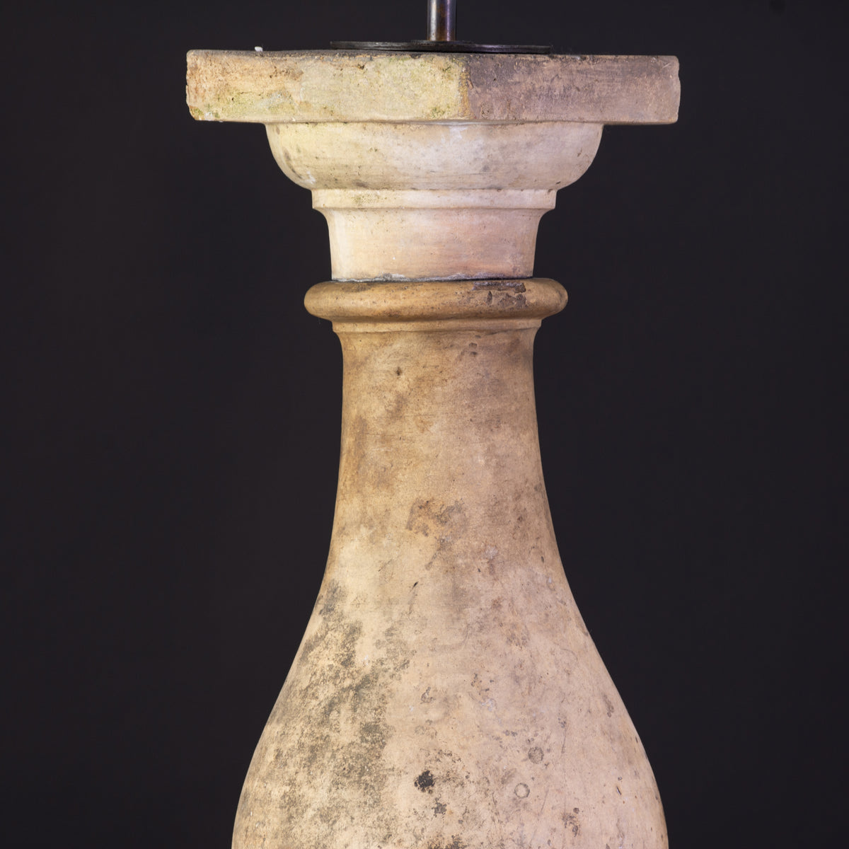 Pair of Antique Terracotta Baluster Table Lamps – The Vault Sydney