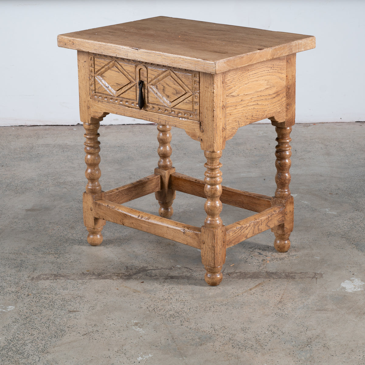 Bleached Spanish Style Bedside Table – The Vault Sydney