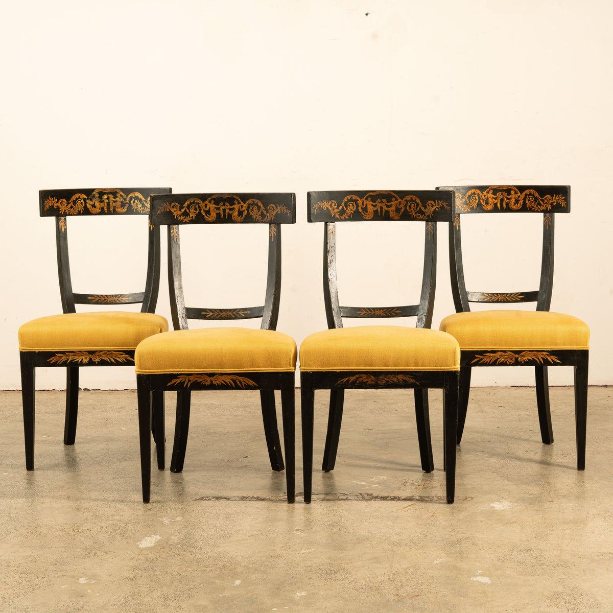 A Set of Four Neo Classical Side Chairs – The Vault Sydney