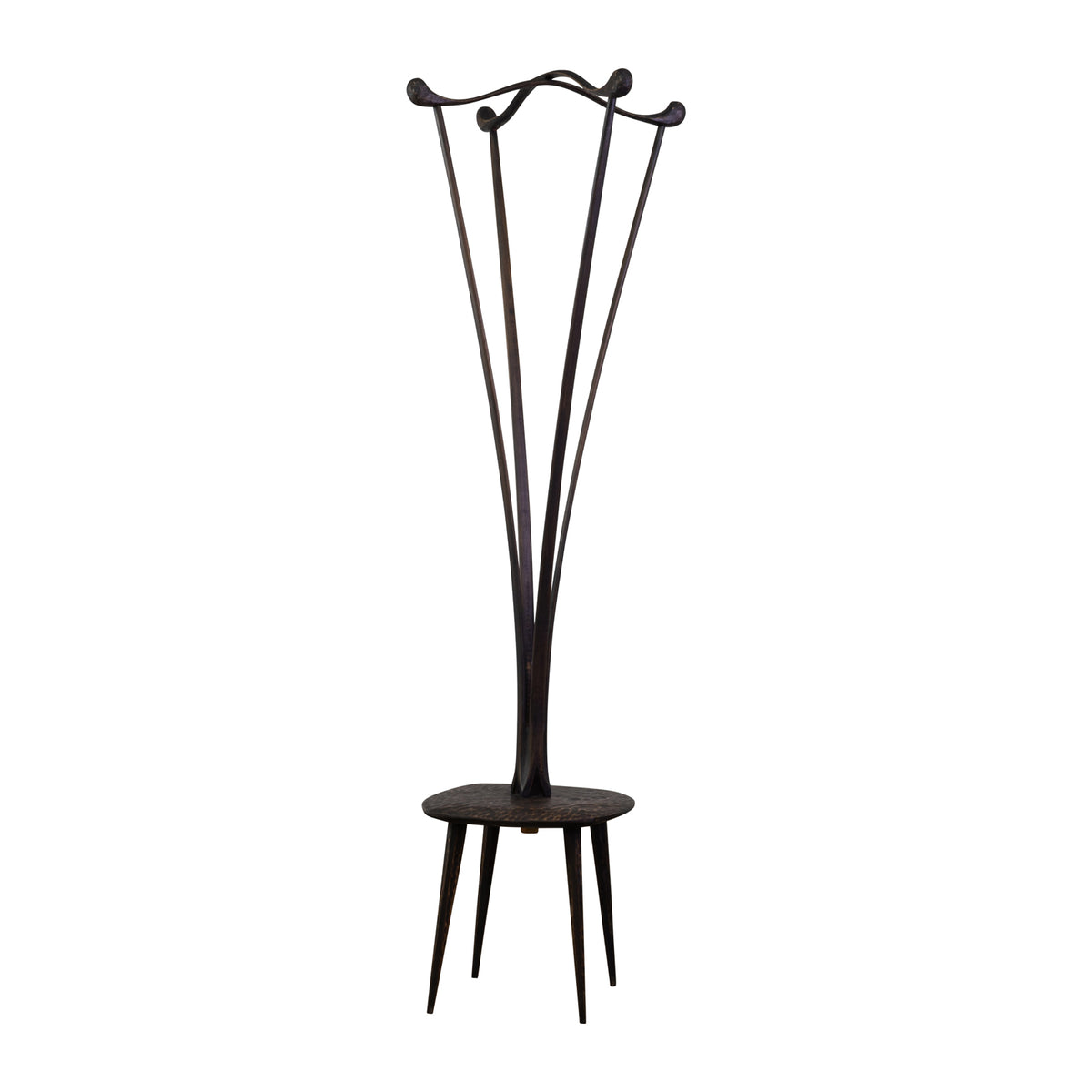 1940 Wooden Coat Rack in a hammered Faux Bronze Finish – The Vault Sydney