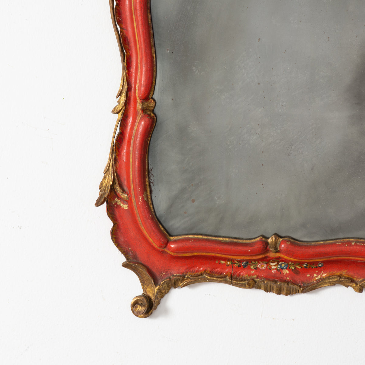 Late 19th Century Venetian Red Lacquer Mirror – The Vault Sydney
