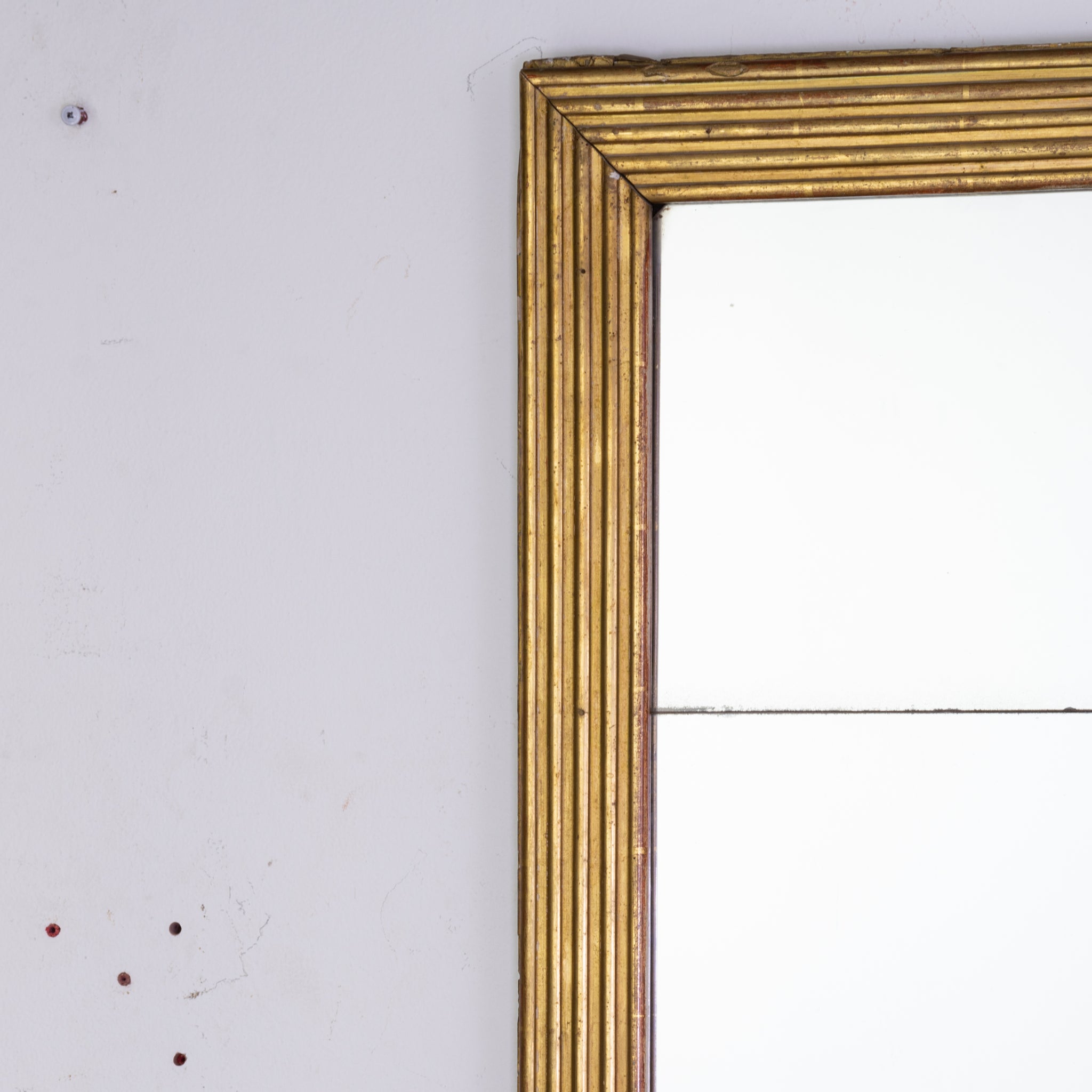 19th Century Giltwood Reeded Mirror – The Vault Sydney