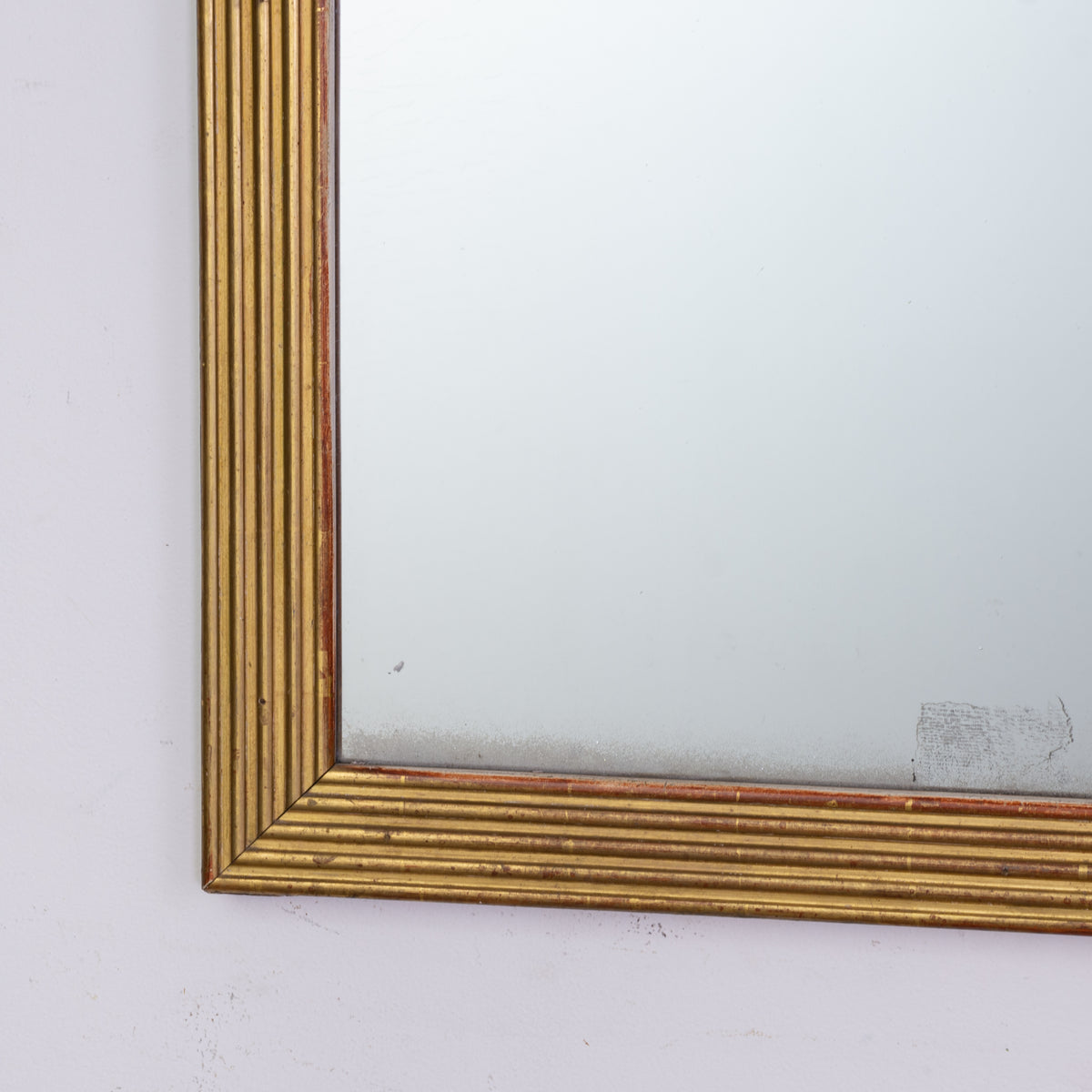 19th Century Giltwood Reeded Mirror – The Vault Sydney