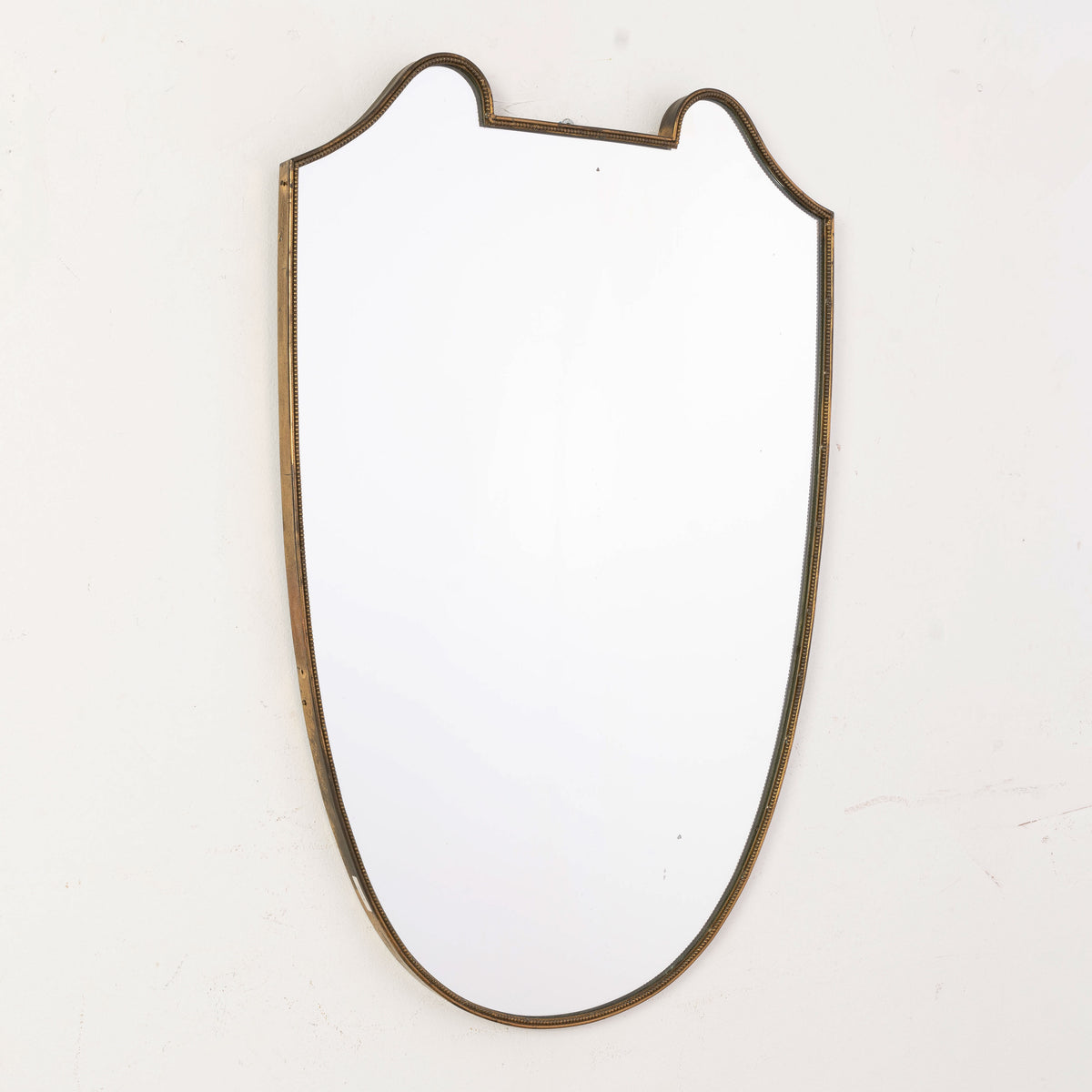 1940s Italian Brass Shield Mirror – The Vault Sydney