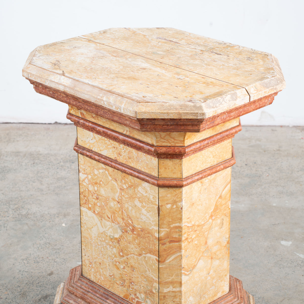 A 19th Century Painted Display Column in Faux Marble Finish – The Vault ...