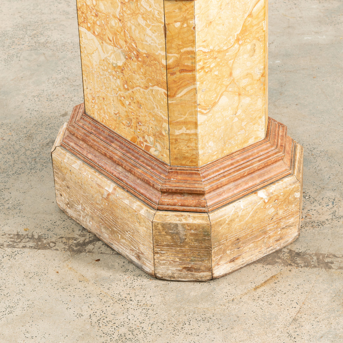 A 19th Century Painted Display Column in Faux Marble Finish – The Vault ...