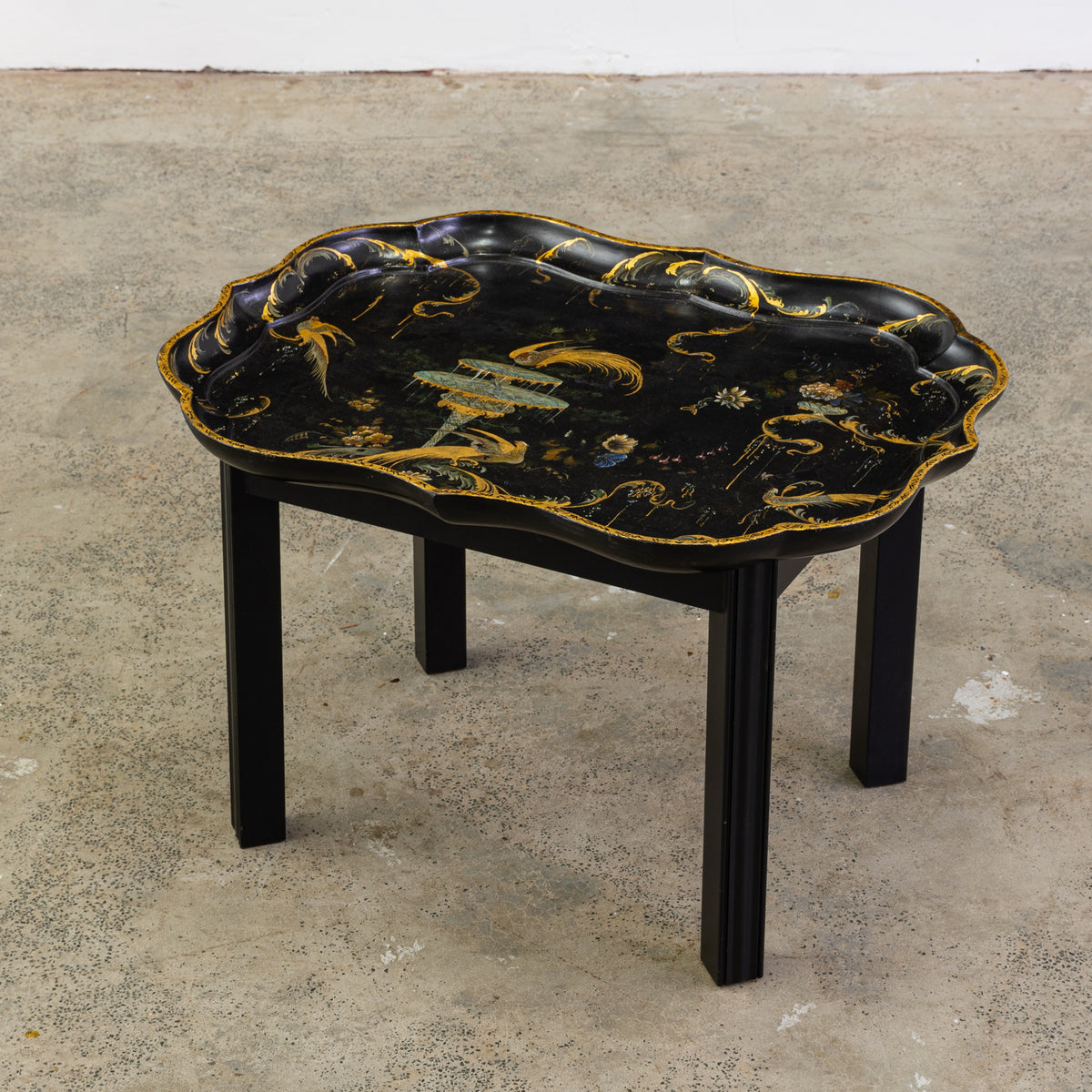 Chinoserie Lacquer Tray Table Decorated with Bird – The Vault Sydney