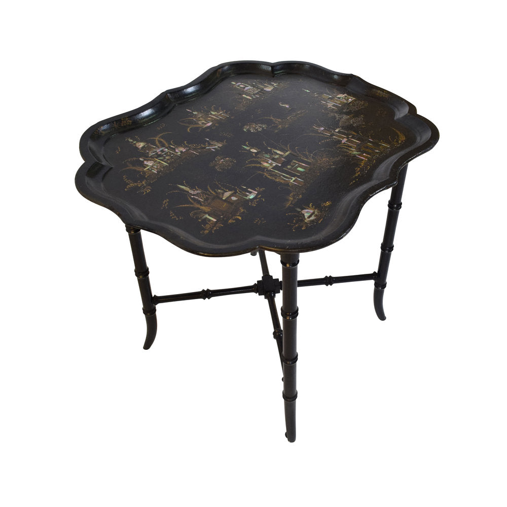 A Victorian Papier Mache Tray Table – The Vault Sydney