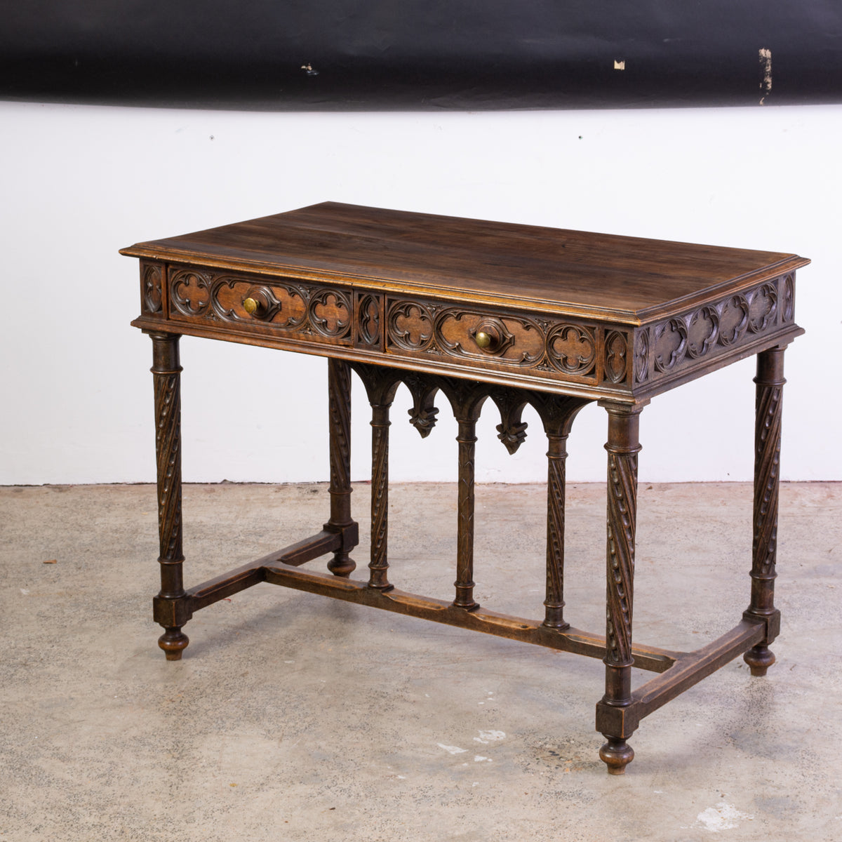 A 19th Century Gothic Oak Console Table – The Vault Sydney