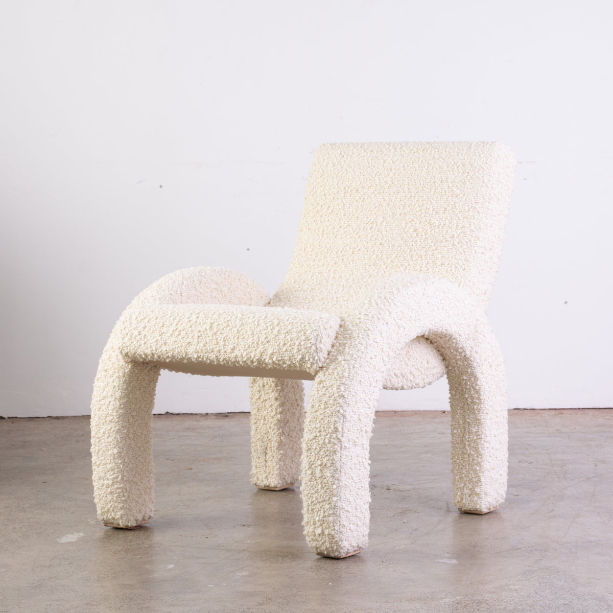 Italian Art Deco Style Armchair in Dedar Boucle – The Vault Sydney