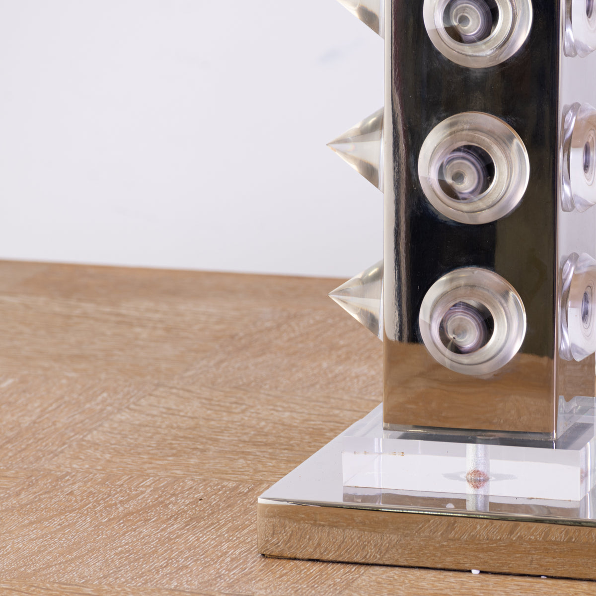 Italian Chrome and Spiked Table Lamps – The Vault Sydney