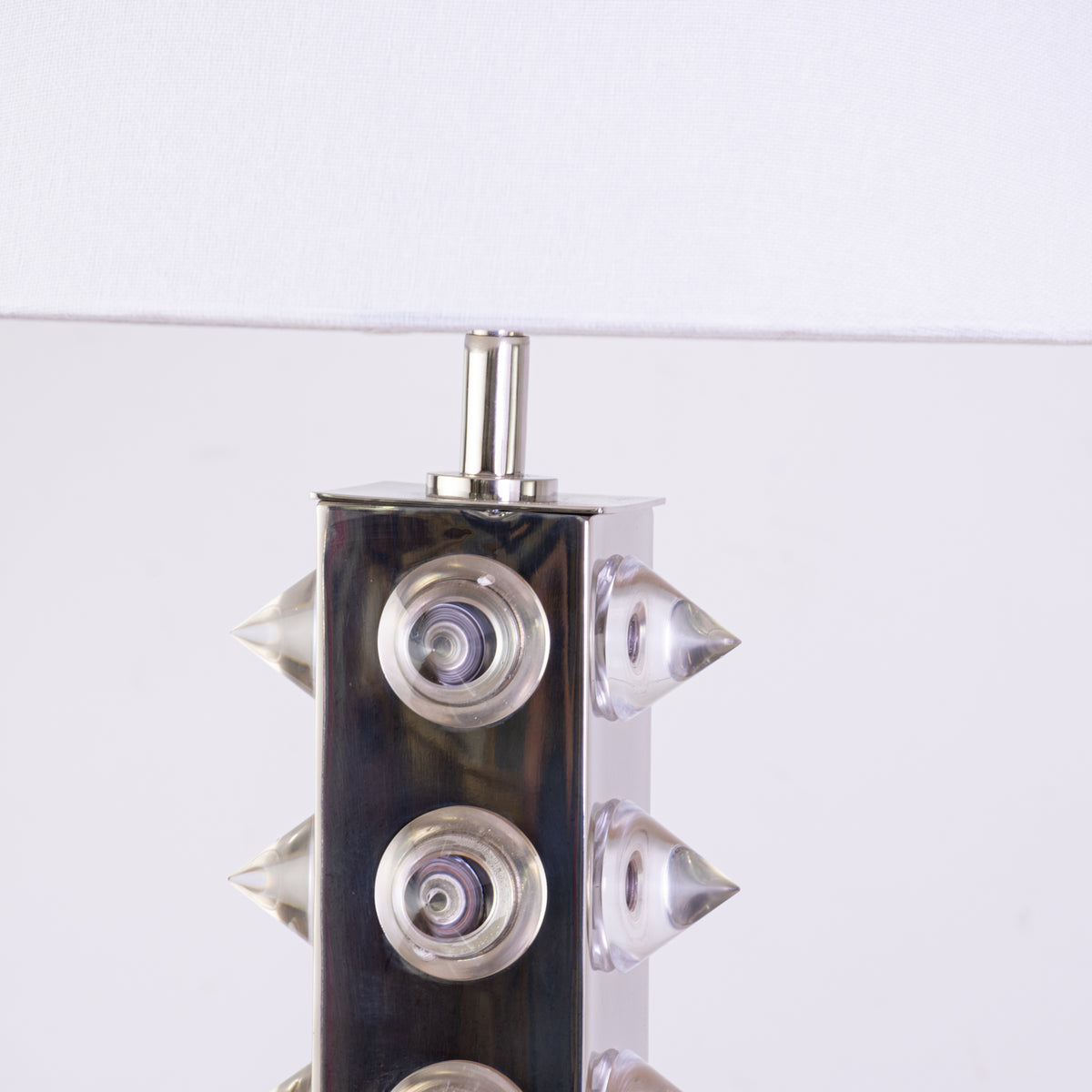 Italian Chrome and Spiked Table Lamps – The Vault Sydney