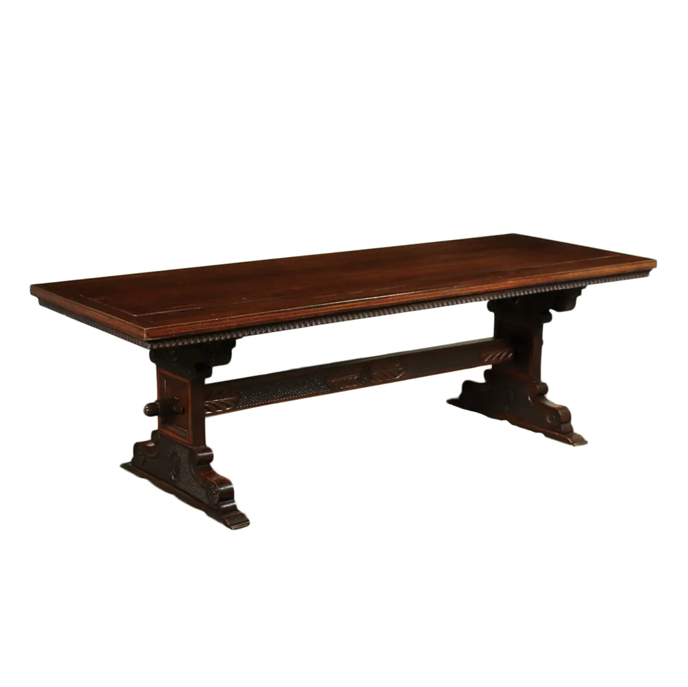 Italian Neo-Renaissance Revival Walnut Dining Table – The Vault Sydney