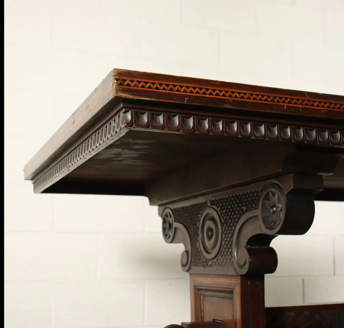 Italian Neo-Renaissance Revival Walnut Dining Table – The Vault Sydney