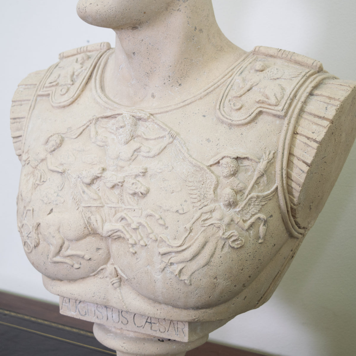 Bust of Augustus Caesar with a Stone Finish – The Vault Sydney
