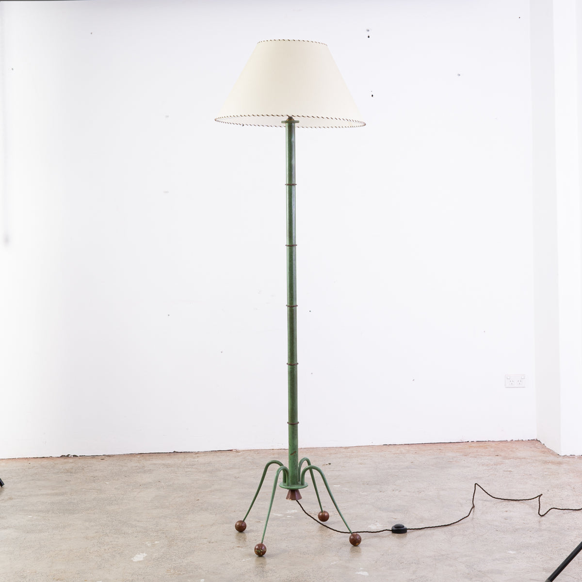 Rene Prou (1887-1947) Floor Lamp in Patinated Brass – The Vault Sydney