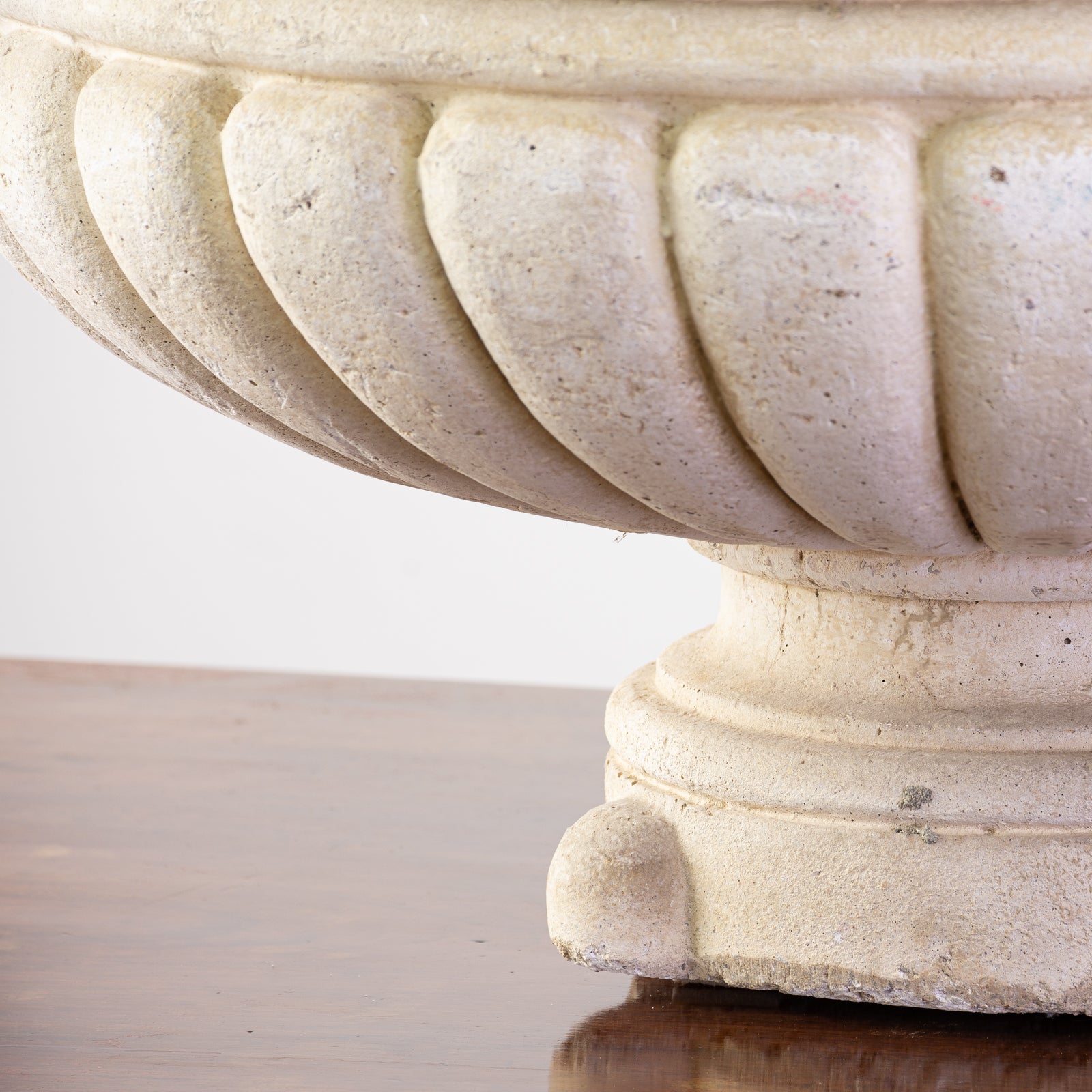 Pair of Antique Gadrooned Garden Urns – The Vault Sydney